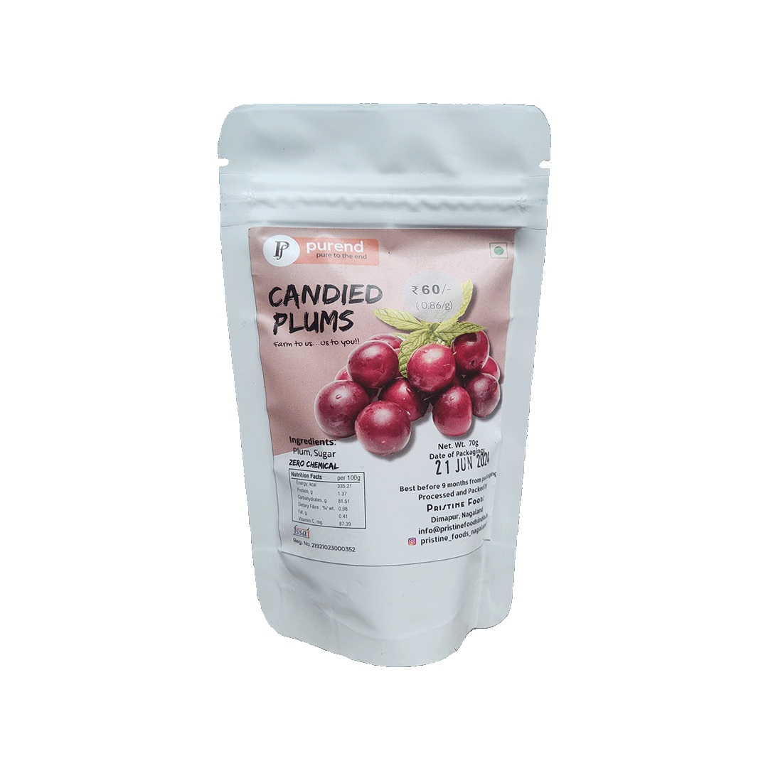 Pristine Candied Plums - Made In Nagaland