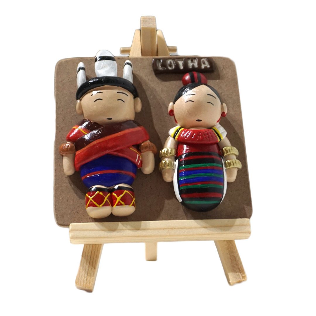 Reens Lab Tiny Tribal Couple (Lotha Tribe) - Made In Nagaland