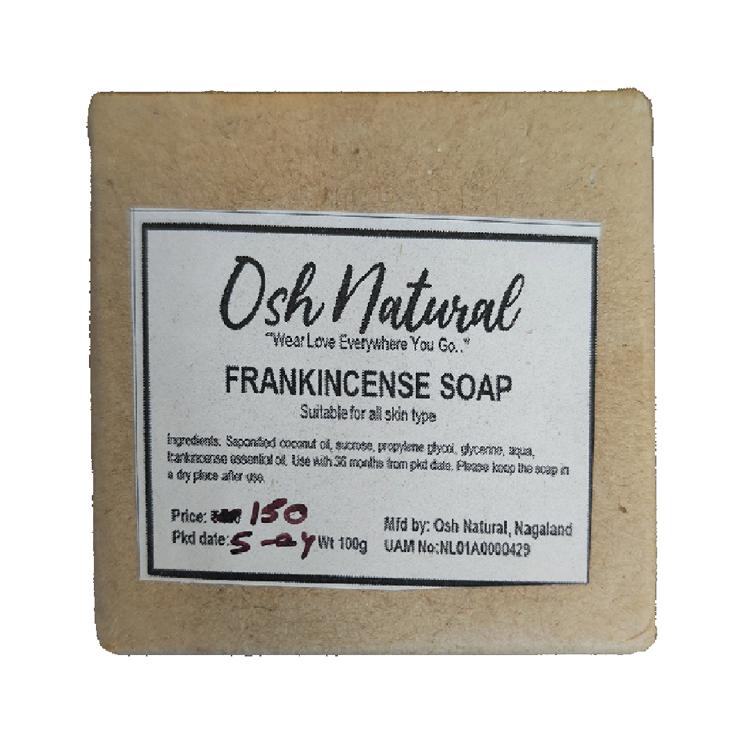 Osh Natural Frankincense Soap - Made In Nagaland